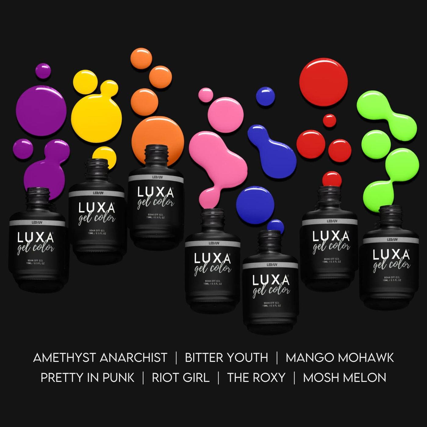 THE ROXY - Neon Red Gel Nail Polish