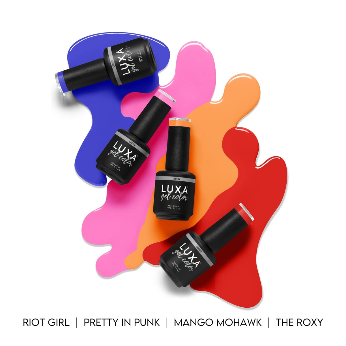 THE ROXY - Neon Red Gel Nail Polish