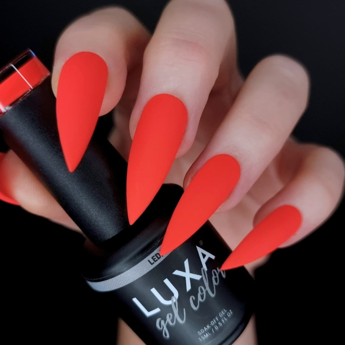 THE ROXY - Neon Red Gel Nail Polish